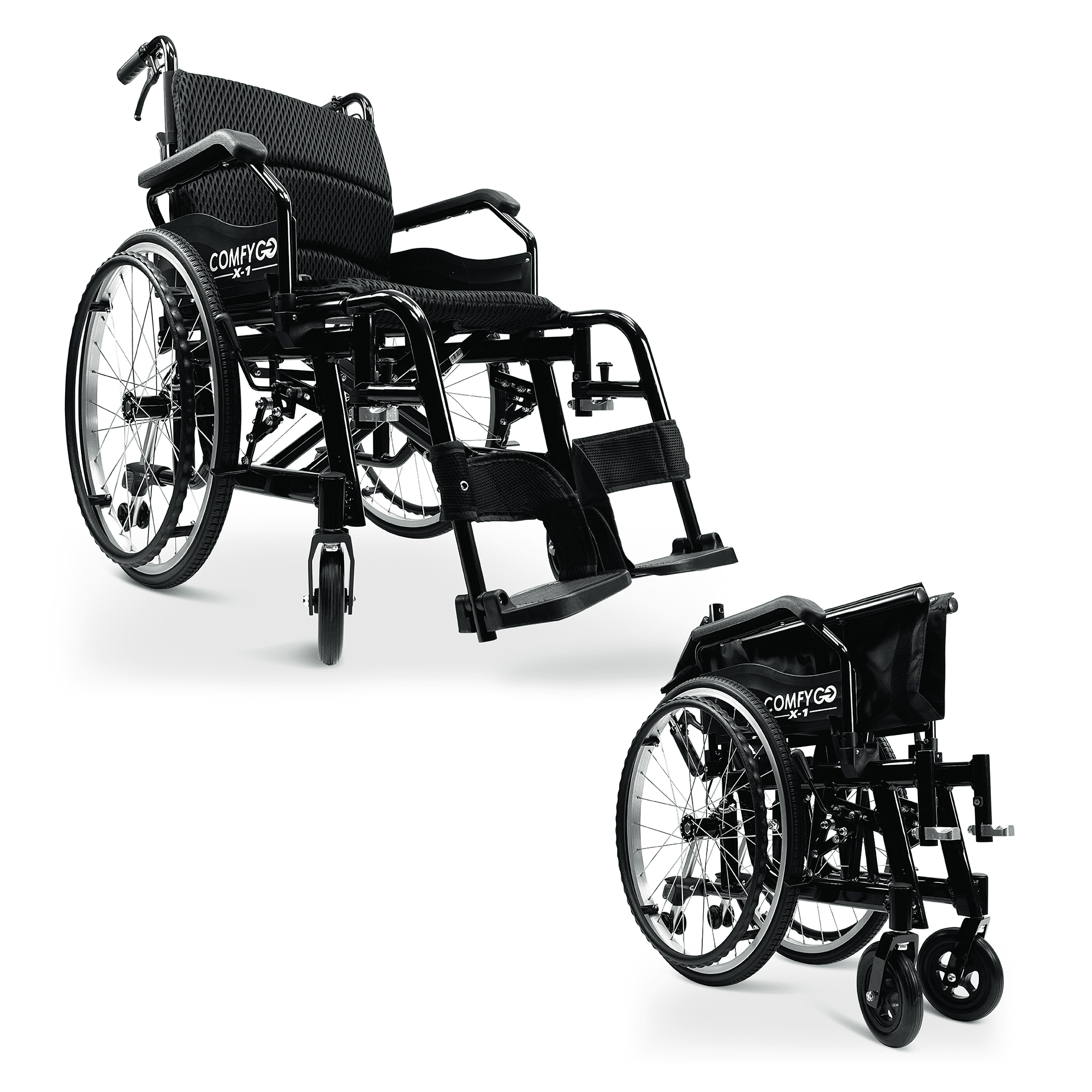 Majestic X-1 Ultra Lightweight Folding Manual Wheelchair for Adults ...
