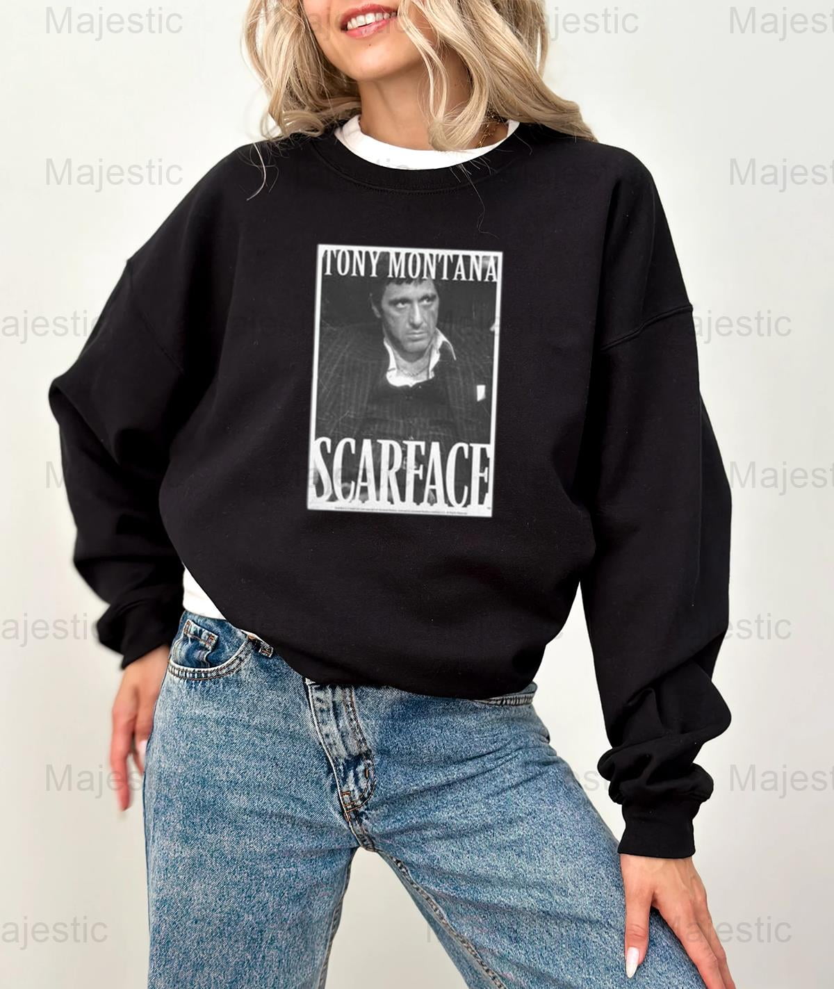 Majestic65 Scarface Business Face Graphic Design, a Great Top for Fan ...