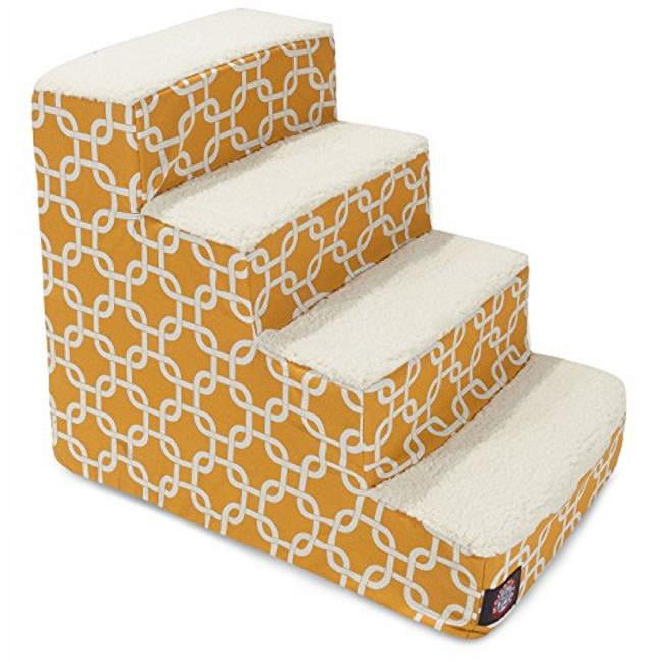 MajesticPet 4 Step Links Sherpa Pet Stairs, Yellow - Walmart.com