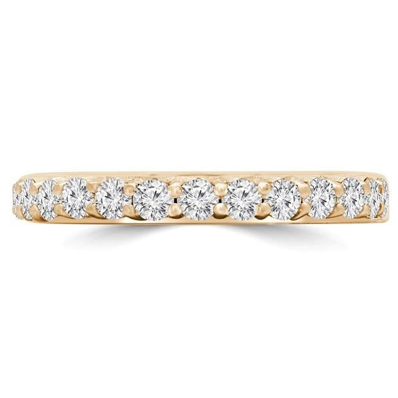 Majesty Diamonds 0.8 CTW Round Diamond 0.75 Way Shared-Prong Semi ...