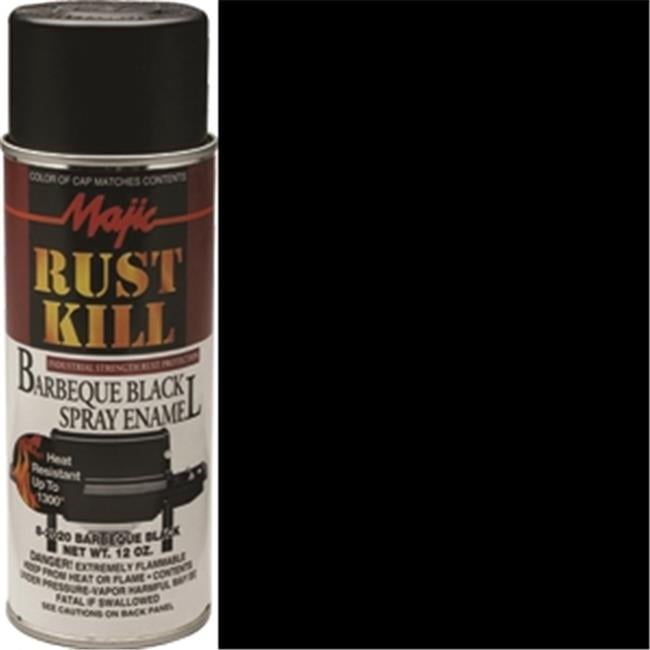 Majic 8-2020 Multi-Purpose Oil Based Rust Kill Spray Enamel Paint, 12 ...