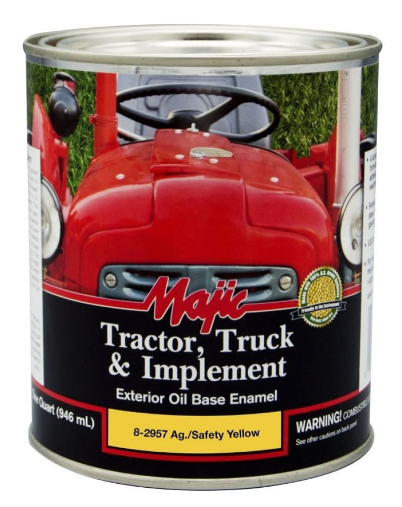 Majic 8-2957-2 Tractor Truck & Implement Enamel Paint AG Yellow 1 qt ...