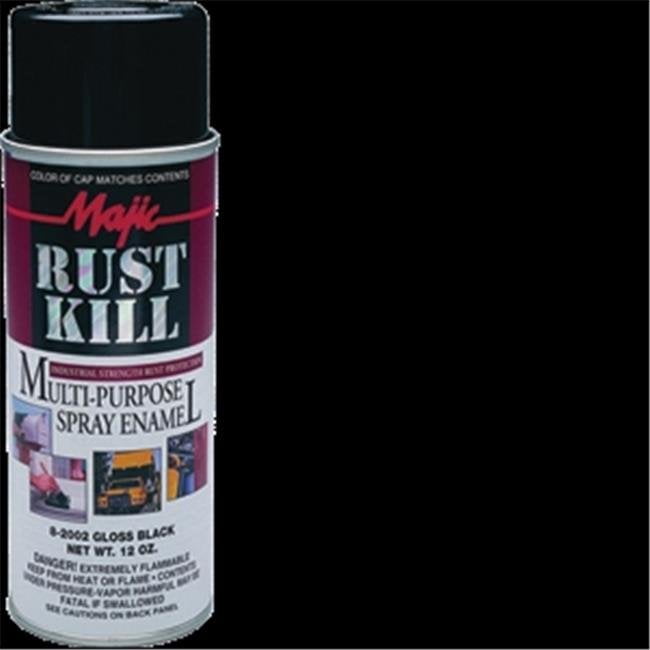 Majic Paints 8-2001-8 12 oz. Gloss White Rust kill Enamel Spray ...