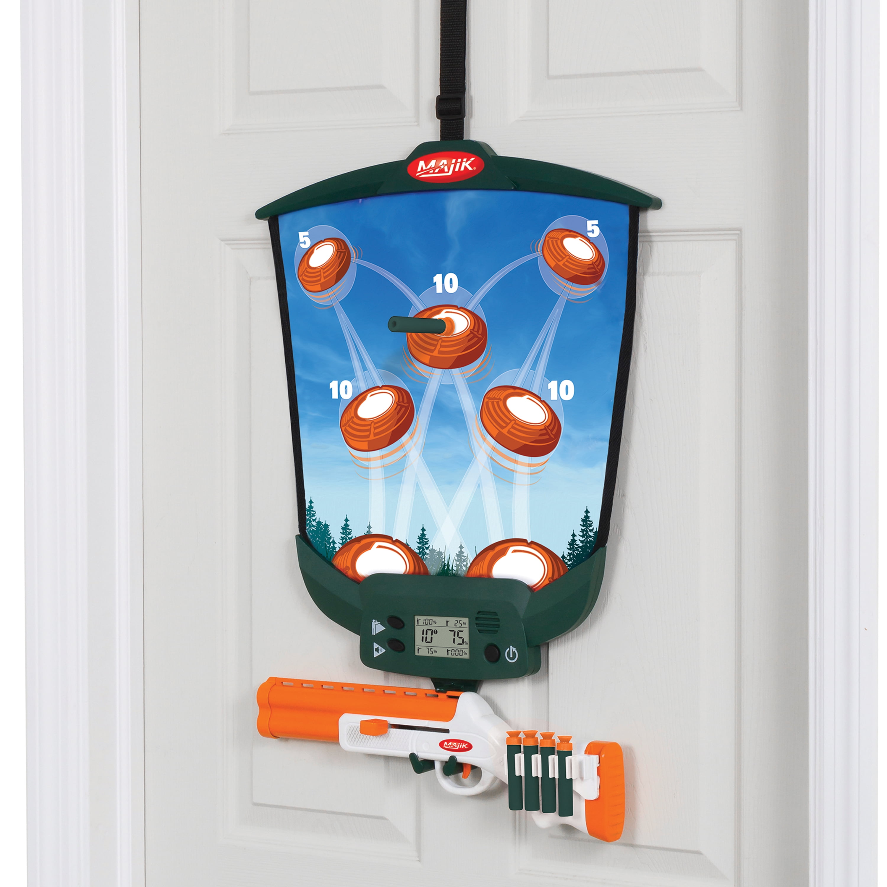 Majik over-the-Door Skeet Shooting Target Game, 23" H x 16" W x 3" L ...