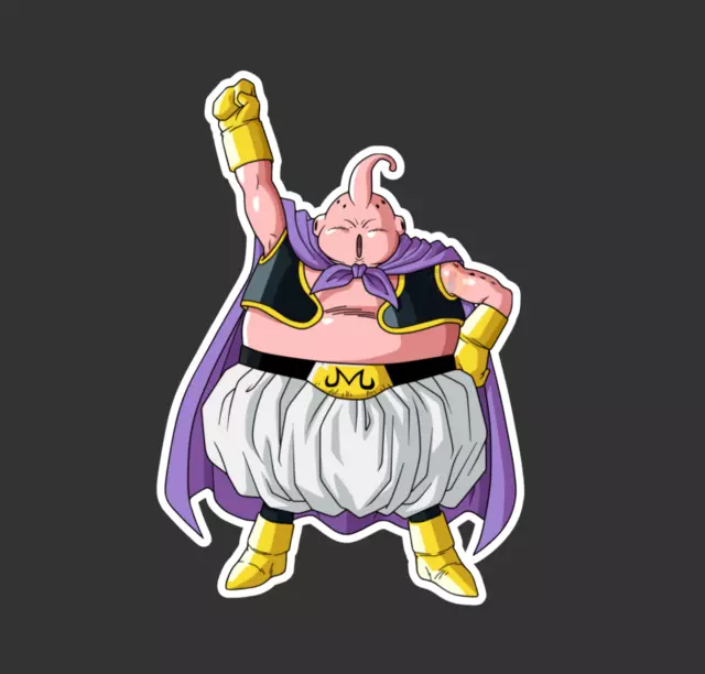 Majin Buu Dragon Ball Z Sticker Phone Decal Water Bottle Stickers Car ...