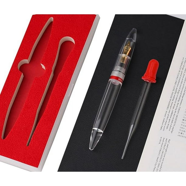 Majohn M2 Eye Dropper Fountain Pen, Large-Capacity Ink Storing, Fine ...
