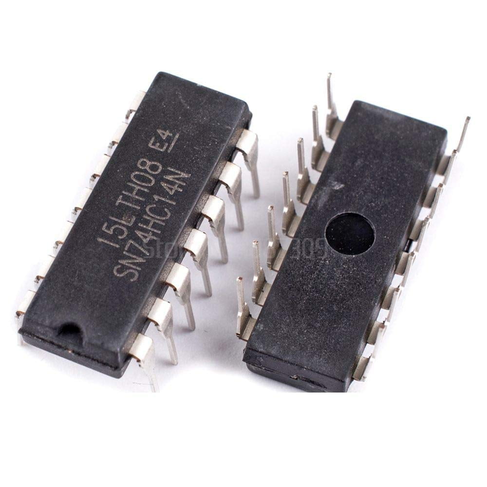 Major 74HC14 ICS and Semiconductors, Hex Inverting Schmitt Trigger (Pack of 10), Black - Walmart.com