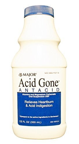 Major Acid Gone Antacid Suspension, 12 Fl. Oz. HSA/FSA Eligible ...