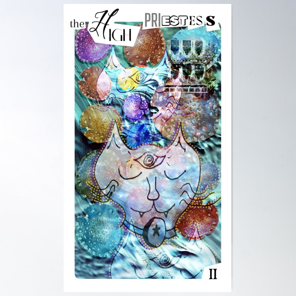 Major Arcana 2: The High Priestess Poster Wall Art, Modern Wall Decor ...