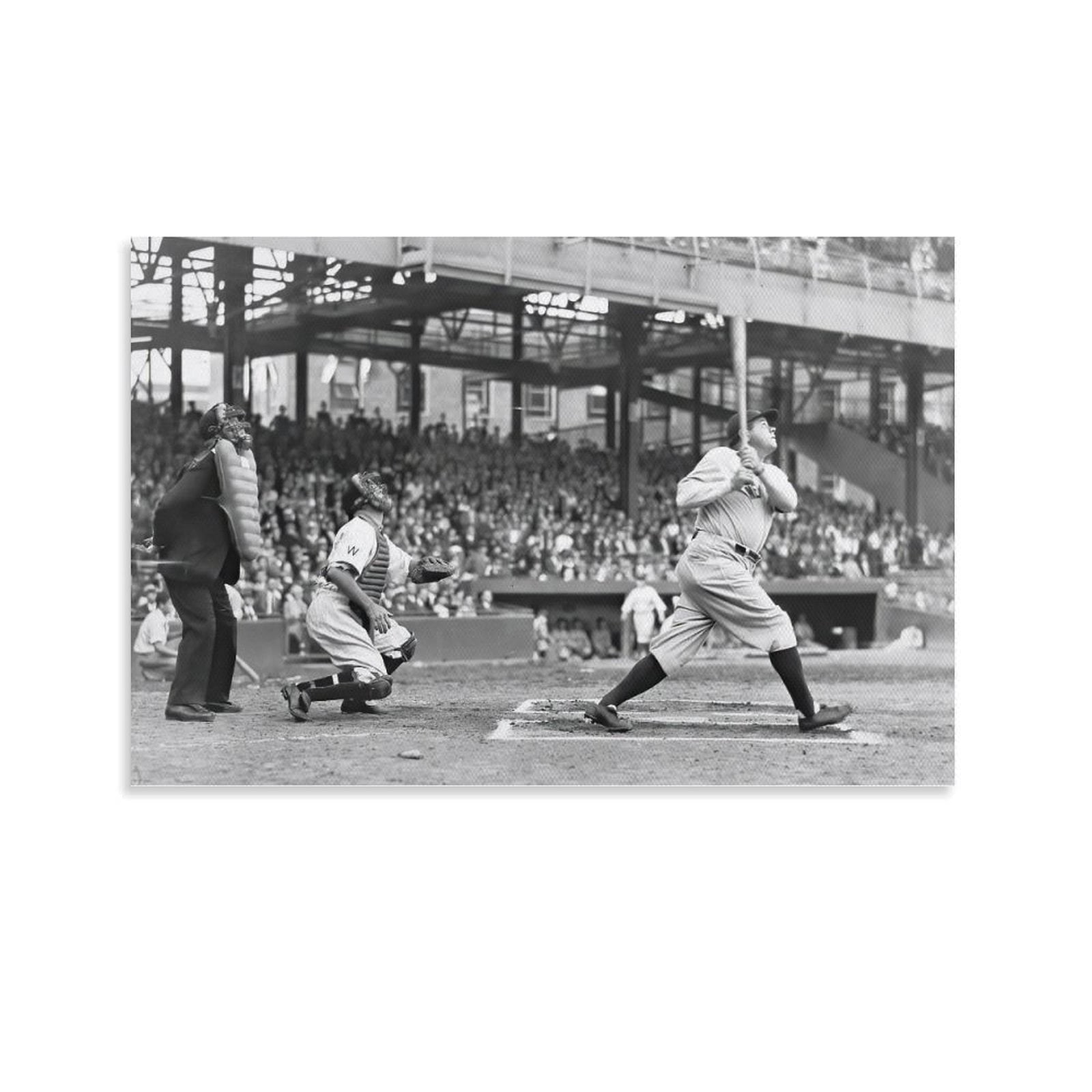 Major Baseball Pitchers Babe Ruth Retro Poster Wall Art Poster Gifts ...