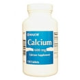 Major Brand Calcium Carbonate 600mg Supplement Tablets, White, 150 ...