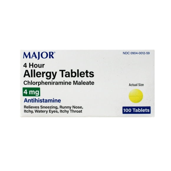 Chlorpheniramine Maleate 4mg