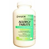 Major Chlorpheniramine Maleate Allergy Tablets, 4 mg, 1000 Count ...