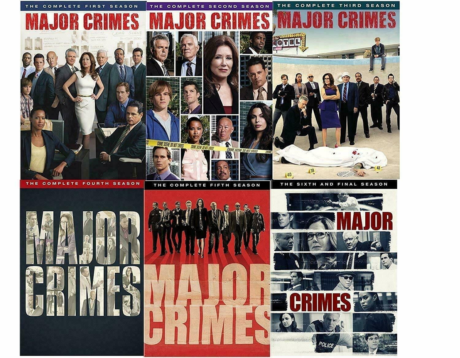 Major Crimes: The Complete Series Season 1-6 (DVD, 2017, 24-Disc Box ...