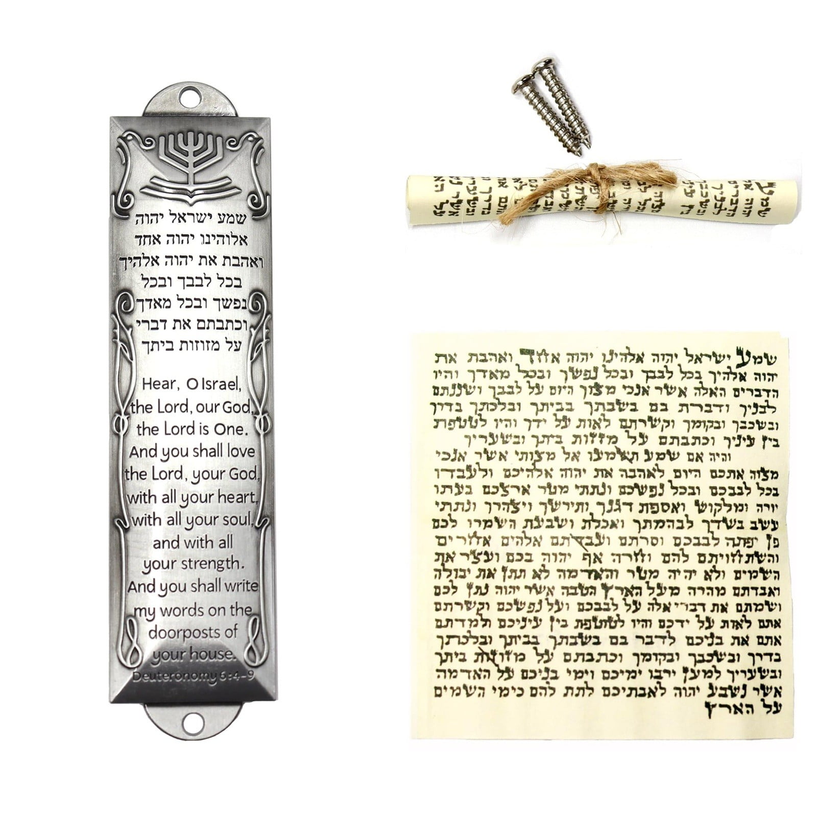 Customer reviews for Mezuzah for Door, Metal Mezuzah with Scroll for ...