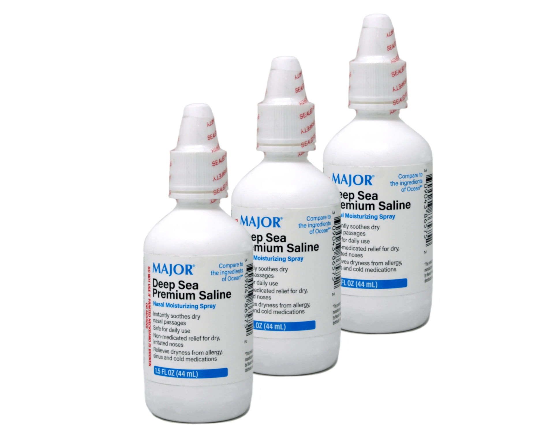 Major Deep Sea Premium Saline Nasal Spray for Sinus Irrigation, Dryness ...