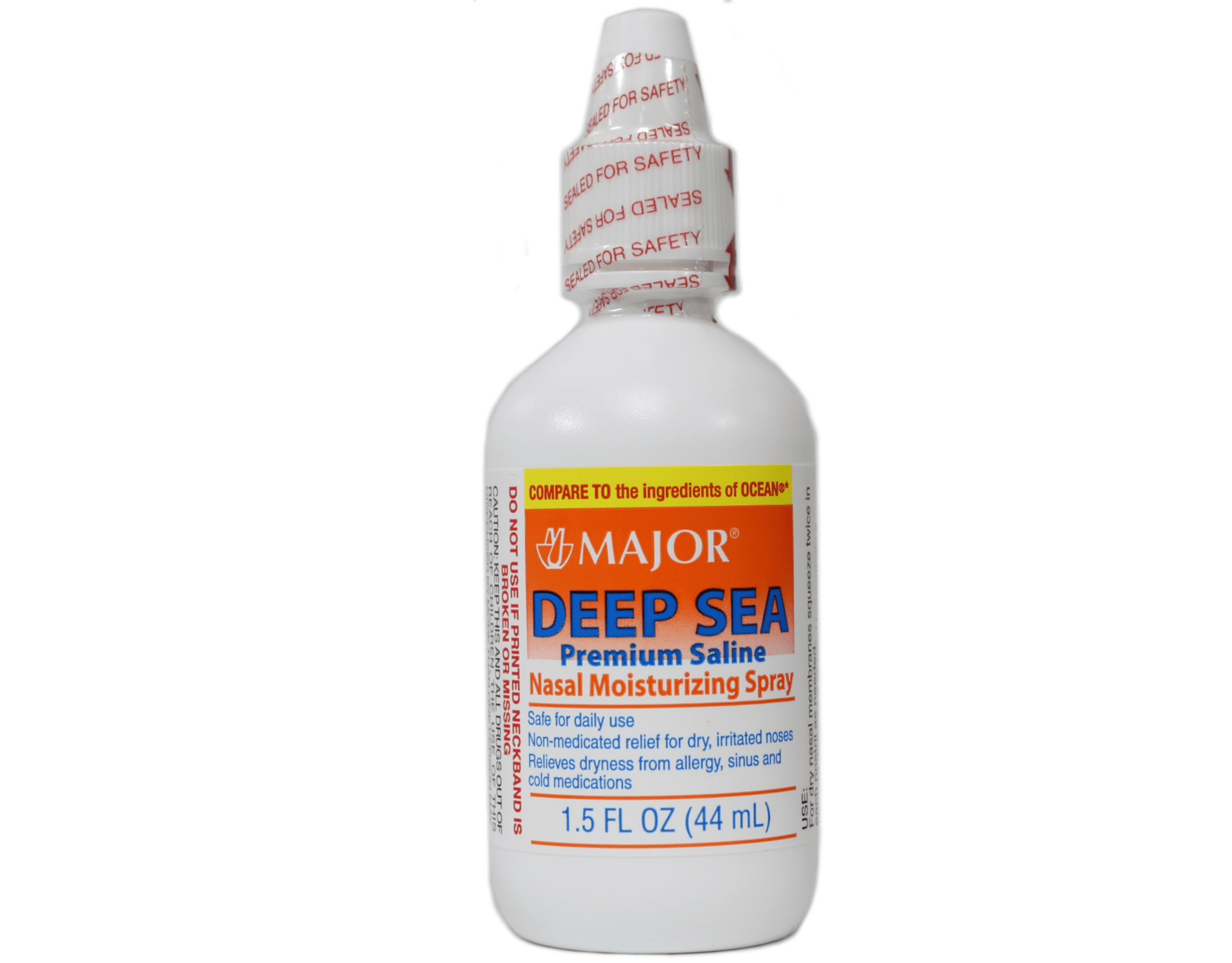 Major Deep Sea Saline Nasal Spray, Moisturizing 1.5 oz Set of 3 ...