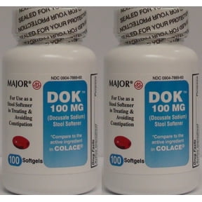 Docusate Sodium 100mg Capsules