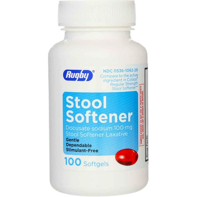 Major Dok Stool Softeners Softgels 100 Mg | Constipation Relief for ...