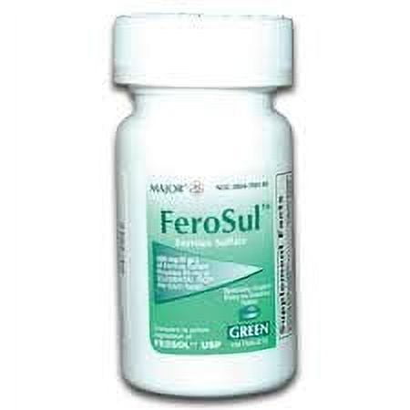Major FeroSul Ferrous Sulfate Tablets, 1000 Count - Walmart.com