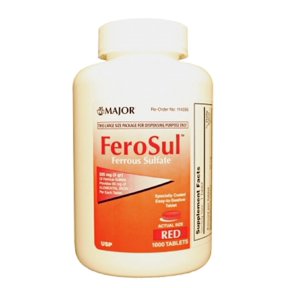 Ferrous Sulfate 325 Mg Tab