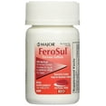 Major FeroSul 325mg Herbal Iron Supplement, Easy-to-Swallow Red Tablets ...