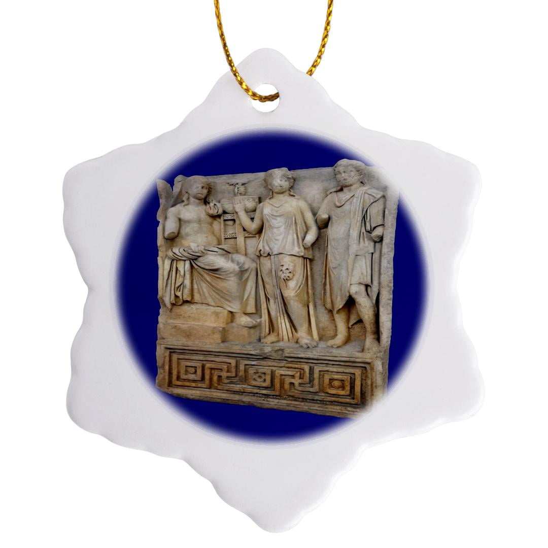 3drose, Major Greek God with Priestess on Oracular Shrine Cut Out, 3 ...