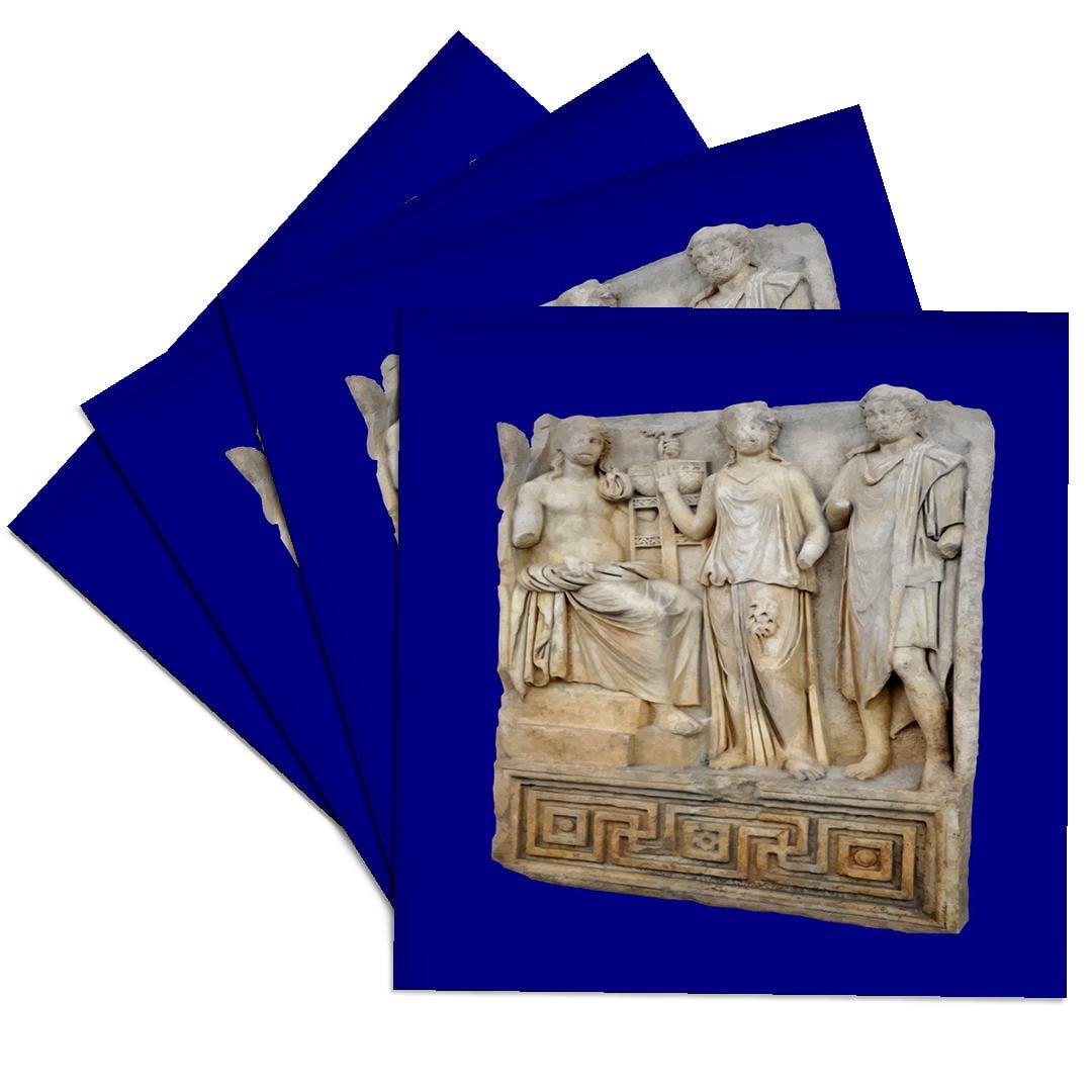 3drose, Major Greek God with Priestess on Oracular Shrine Cut Out, Set ...
