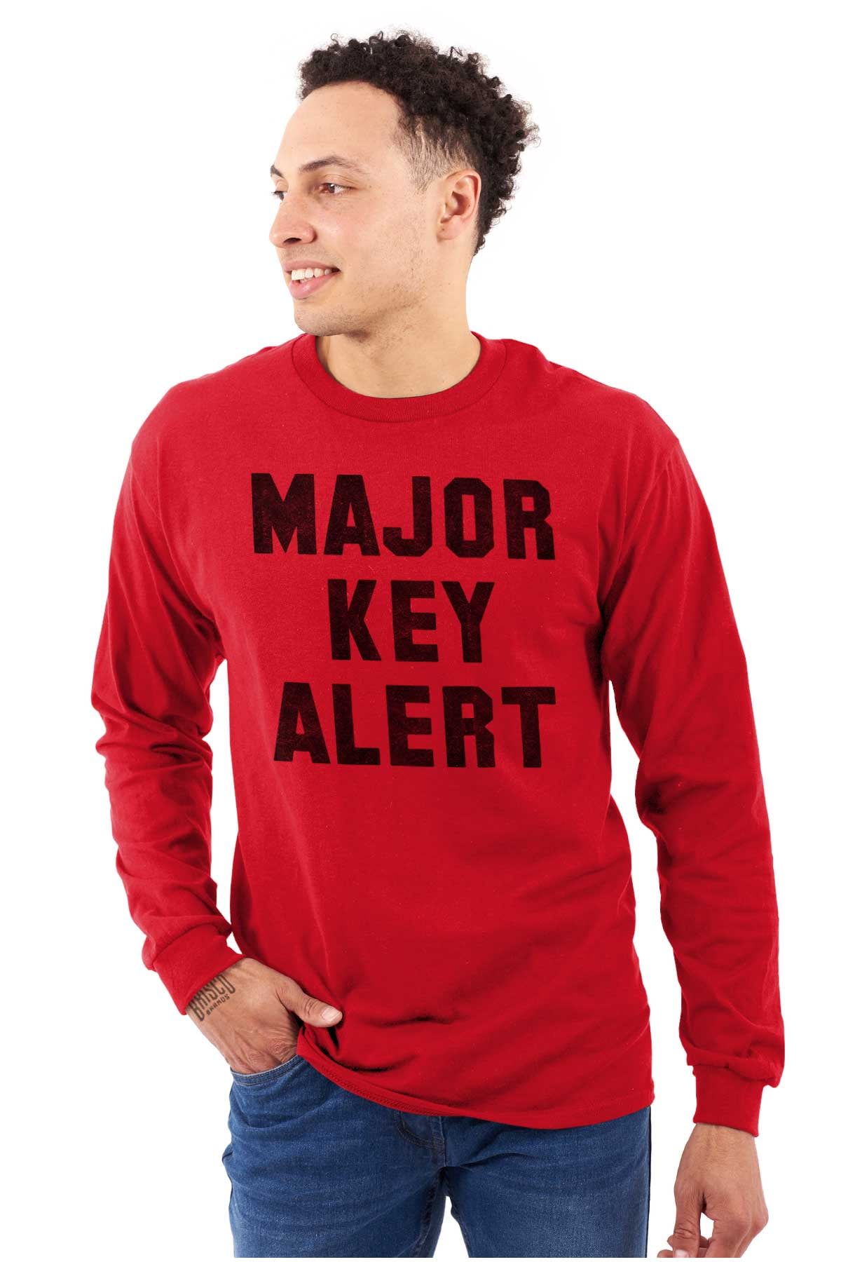 Major Key Alert Rap Entrepreneur Plus Size Long Sleeve Graphic Tee ...