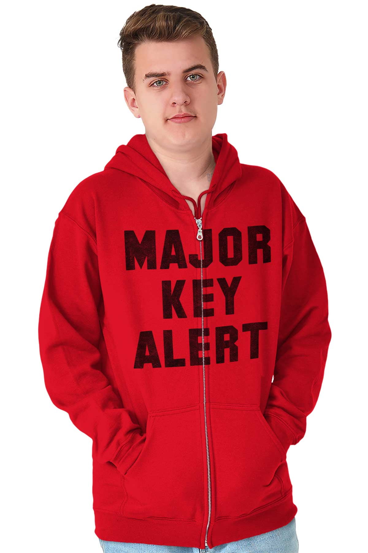 Major Key Alert Rap Entrepreneur Unisex Fleece Graphic Zip Up Hoodie ...