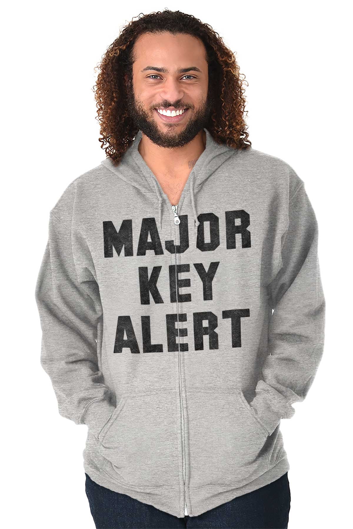 Major Key Alert Rap Entrepreneur Unisex Plus Size Zip Hoodie Brisco ...