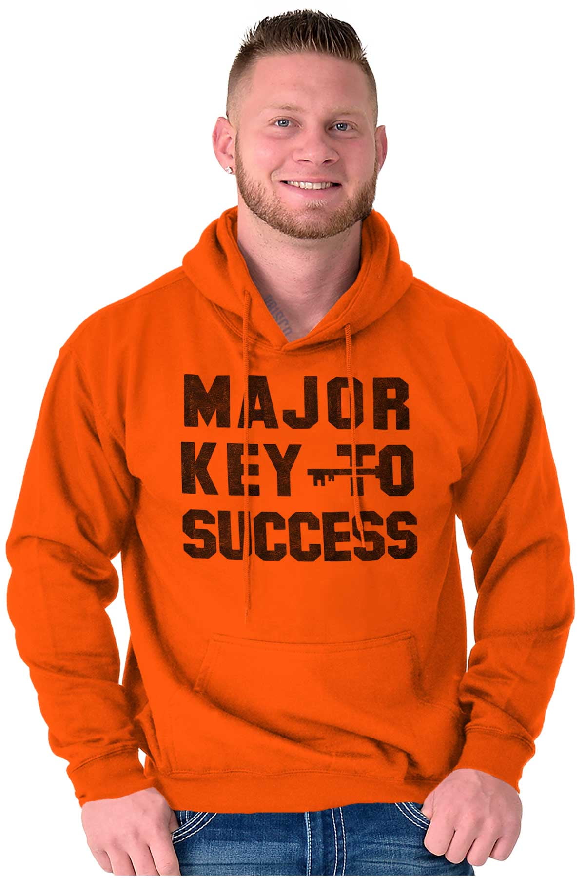 Major Key Success Motivational Hoodie Sweatshirt Women Men Brisco ...