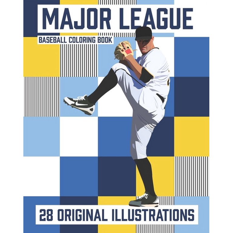 major league baseball player coloring pages