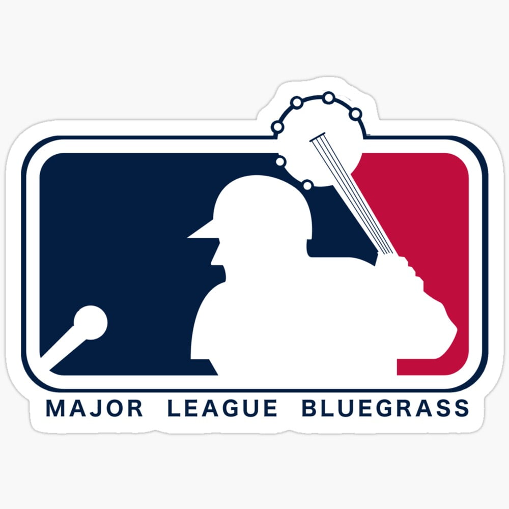 Major League Bluegrass Sticker Baseball Sticker, Football Sticker ...