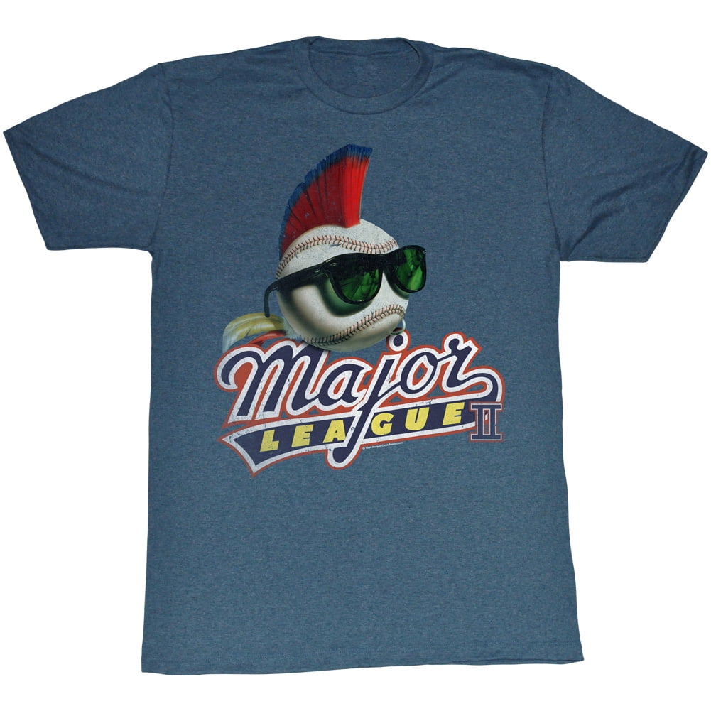 Major League Mohawk Navy Heather Adult T-Shirt - Walmart.com
