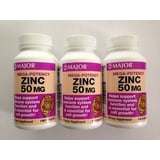 Zinc 50 mg Mega Potency, 100 Tablets - Walmart.com