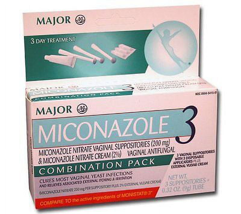Major Miconazole 3 Combination Pack Kit, 1ct - Walmart.com