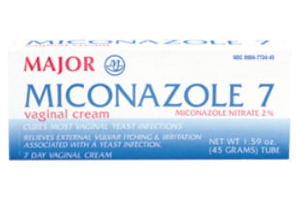 Major Miconazole 7 Cream w/Applicator, 2%, 1.59oz - Walmart.com