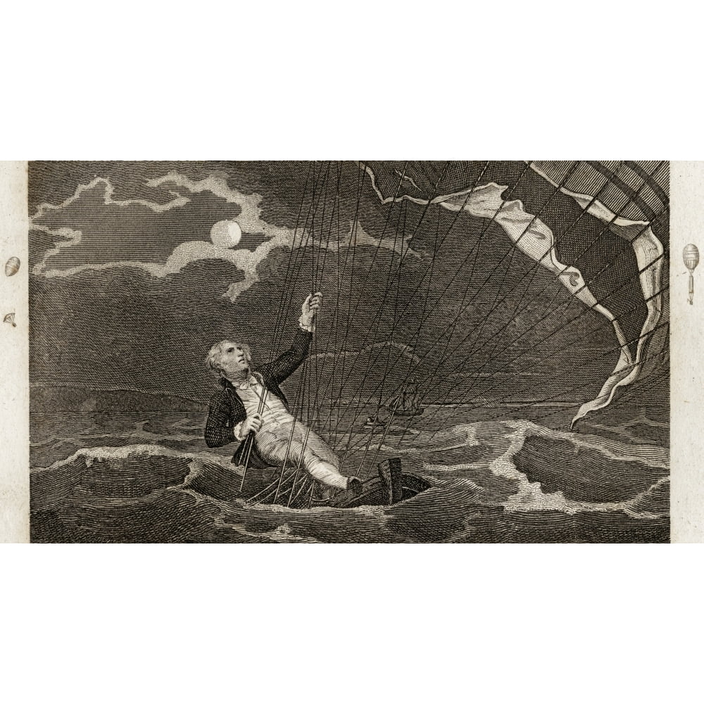 Major Mony's Perilous Situation When He Fell Into The Sea July 23 1785 ...