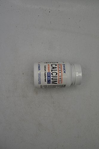 Major Oyster Shell Calcium with Vitamin D Supplement, 500 mg, 60 Count ...