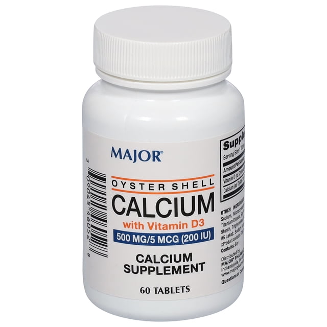 Oyster Shell Calcium 500mg | Herbal health capsules - Walmart Business ...