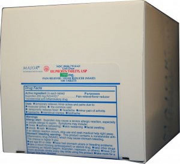 Major Pain Relief 200 mg Strength Ibuprofen Unit Dose Tablet 100 per ...