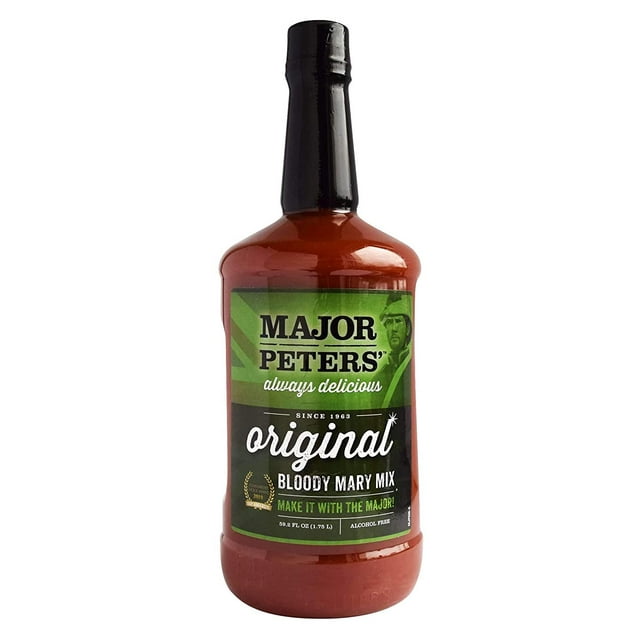 Major Peters' Award-Winning Original Bloody Mary Mix, Ready to Use, 59. ...
