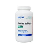 Major Pharmaceuticals Senna Natural Vegetable Laxative 8.6mg Tablets ...