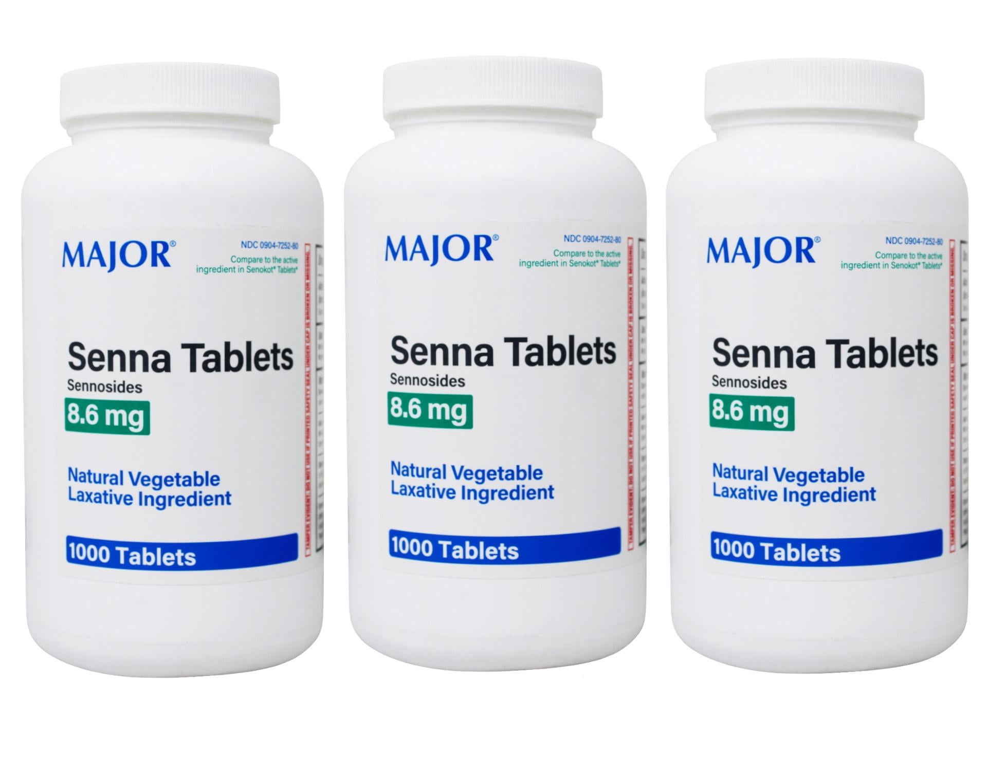 Major Pharmaceuticals Fast Working Senna Natural Vegetable Laxative ...