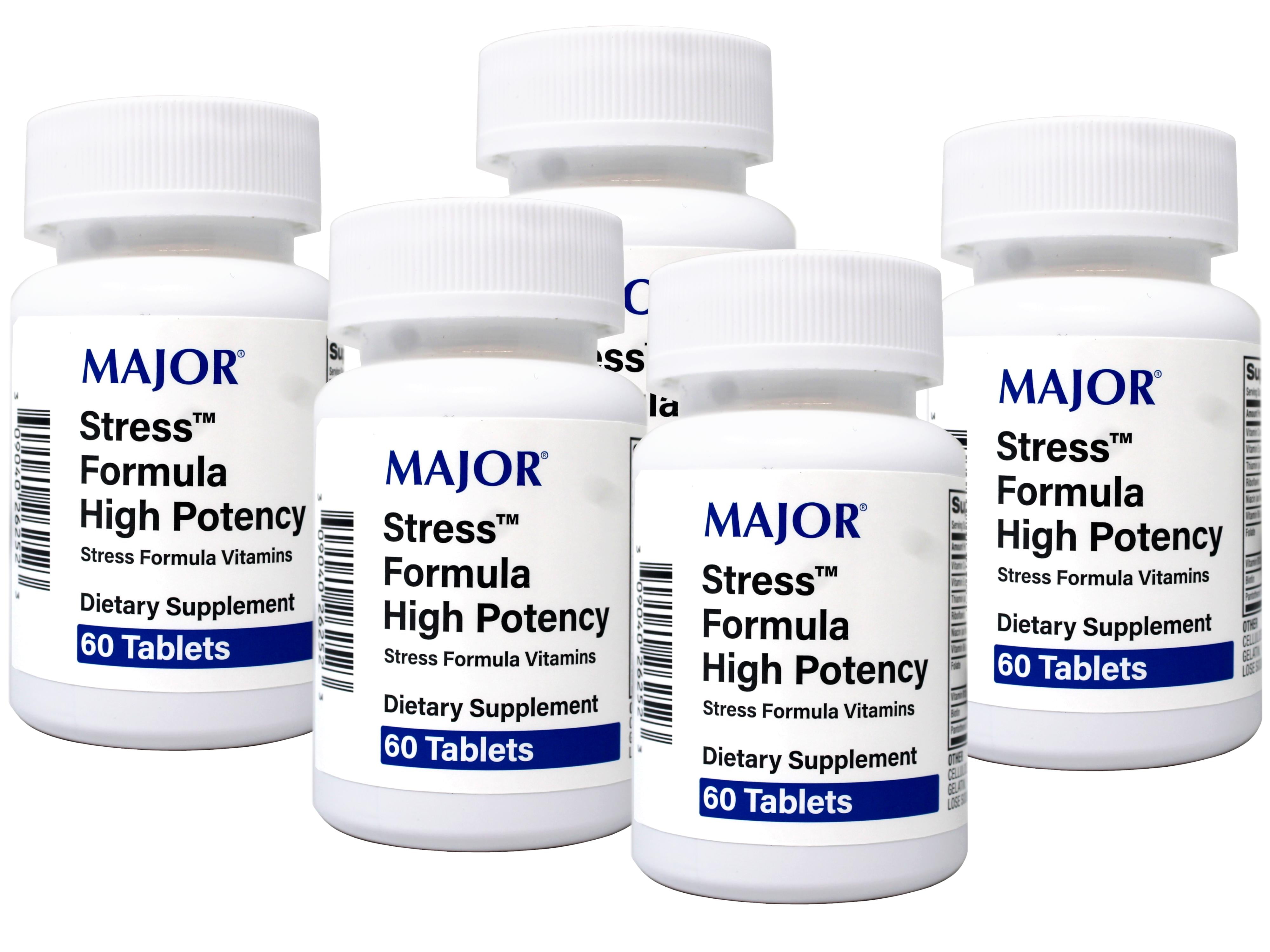 Major Stress Formula - High Potency Stress Formula Vitamins - Dietary ...