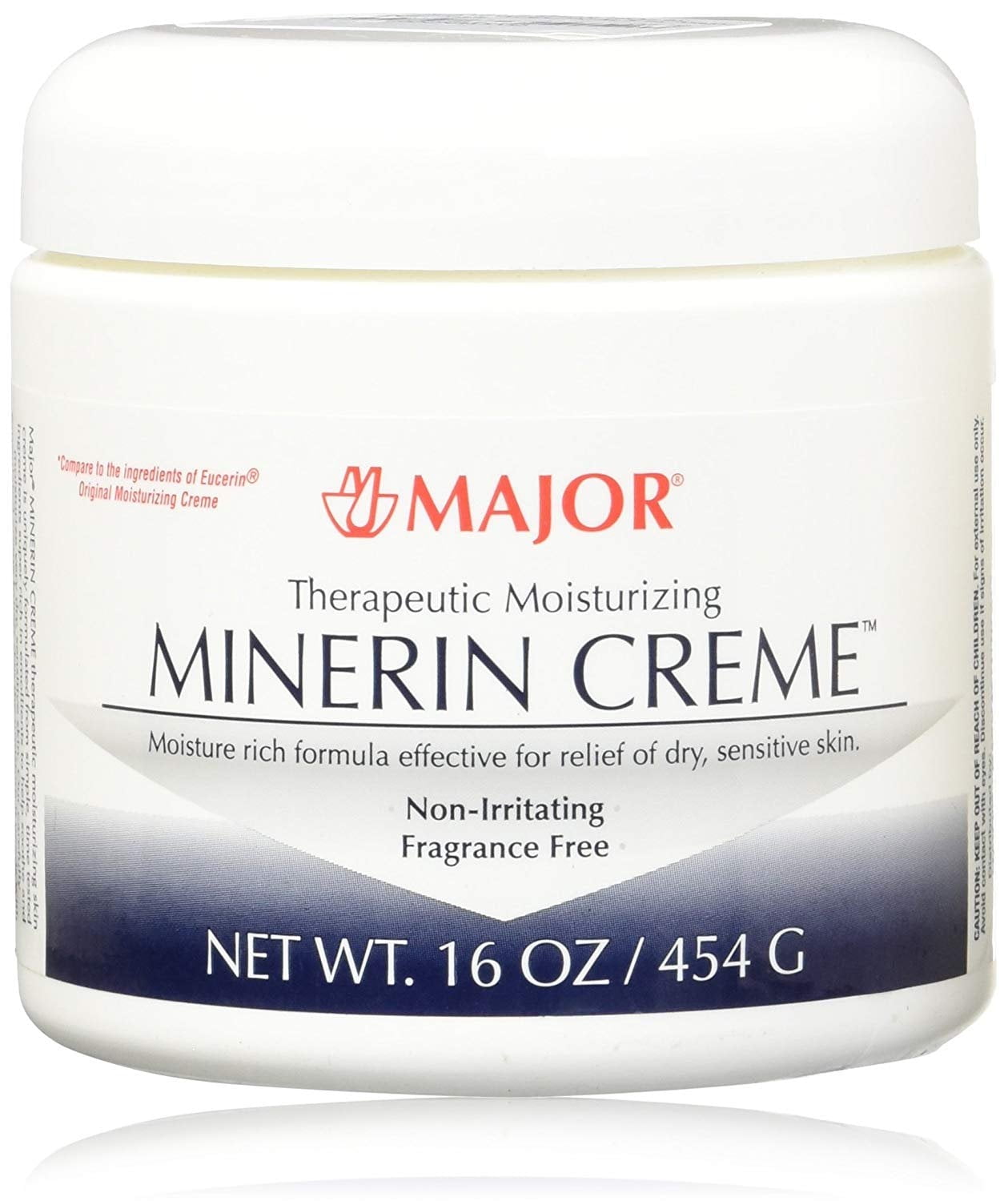 Major Therapeutic Moisturizing Minerin Creme 16oz for Dry, Sensitive ...