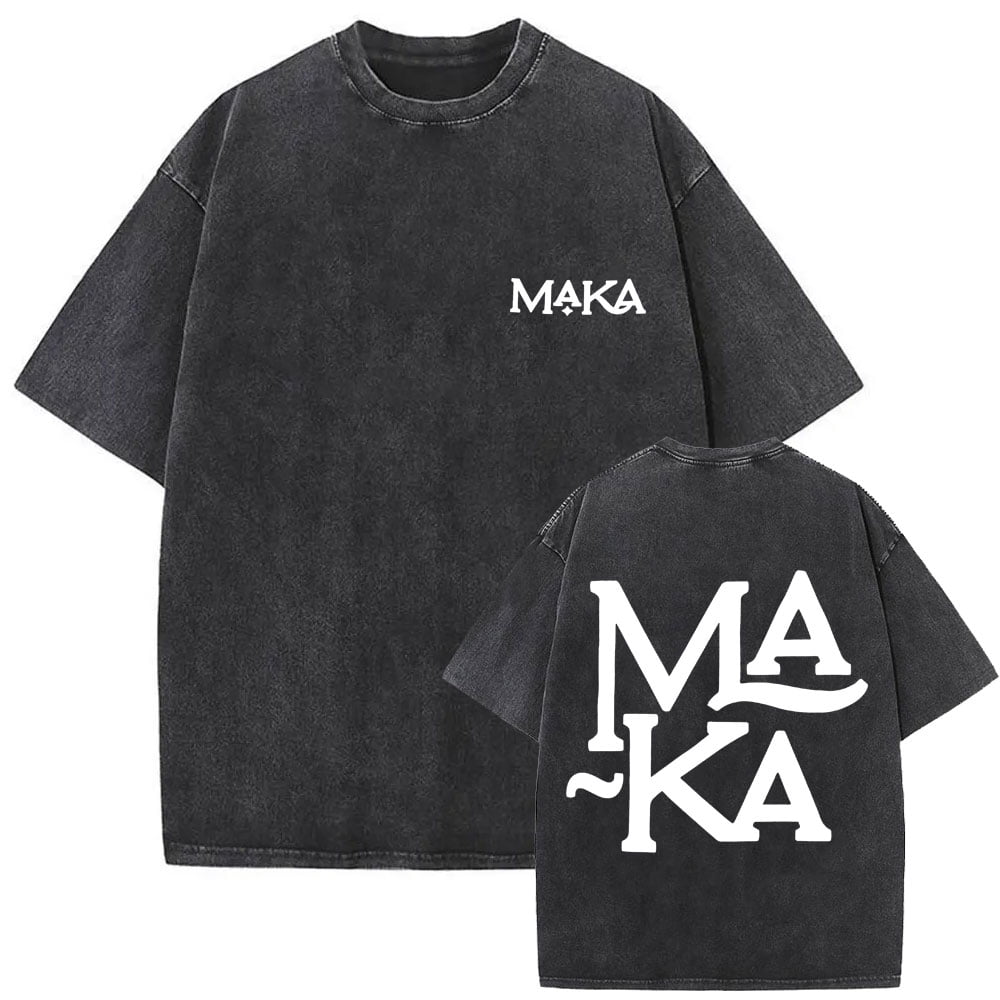 Maka Aura 2025 Tour Merch Unisex Oversized Breathable Washed Vintage ...