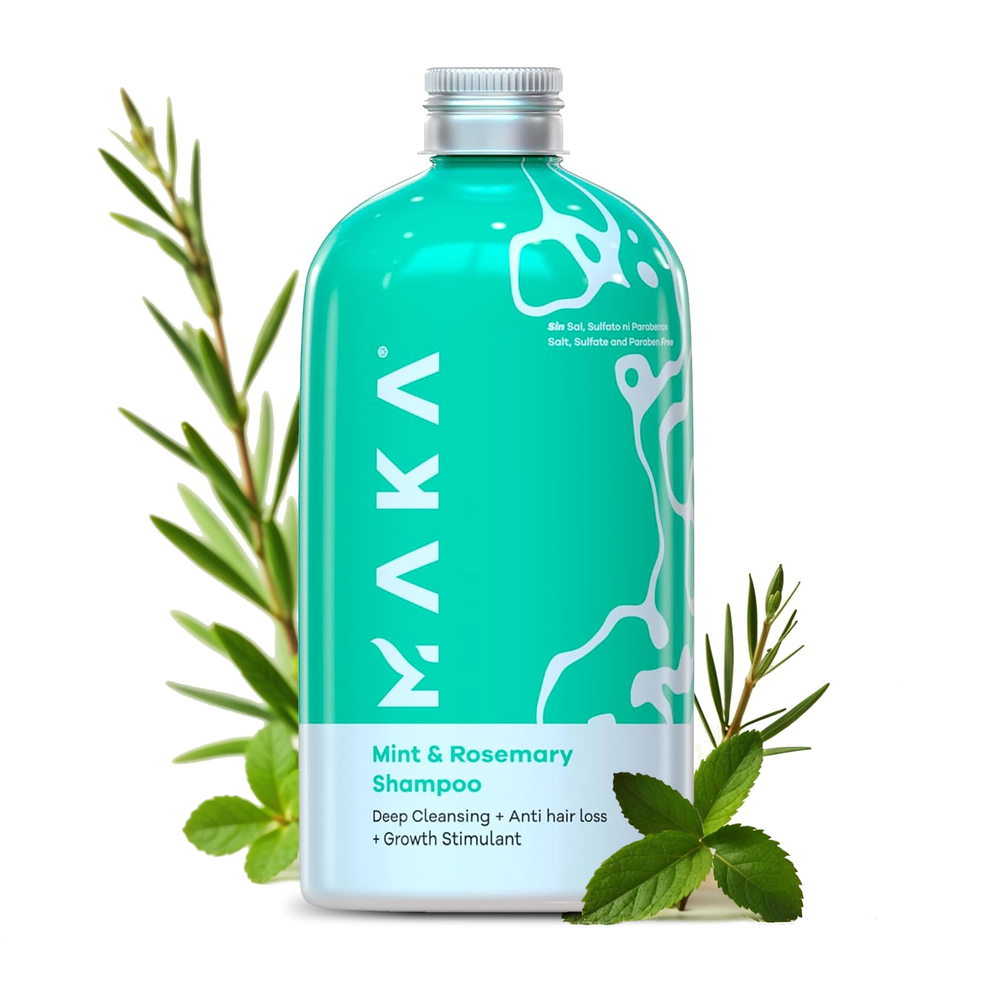Maka Capillary Health Mint and Rosemary Cleansing Shampoo Oil Control ...