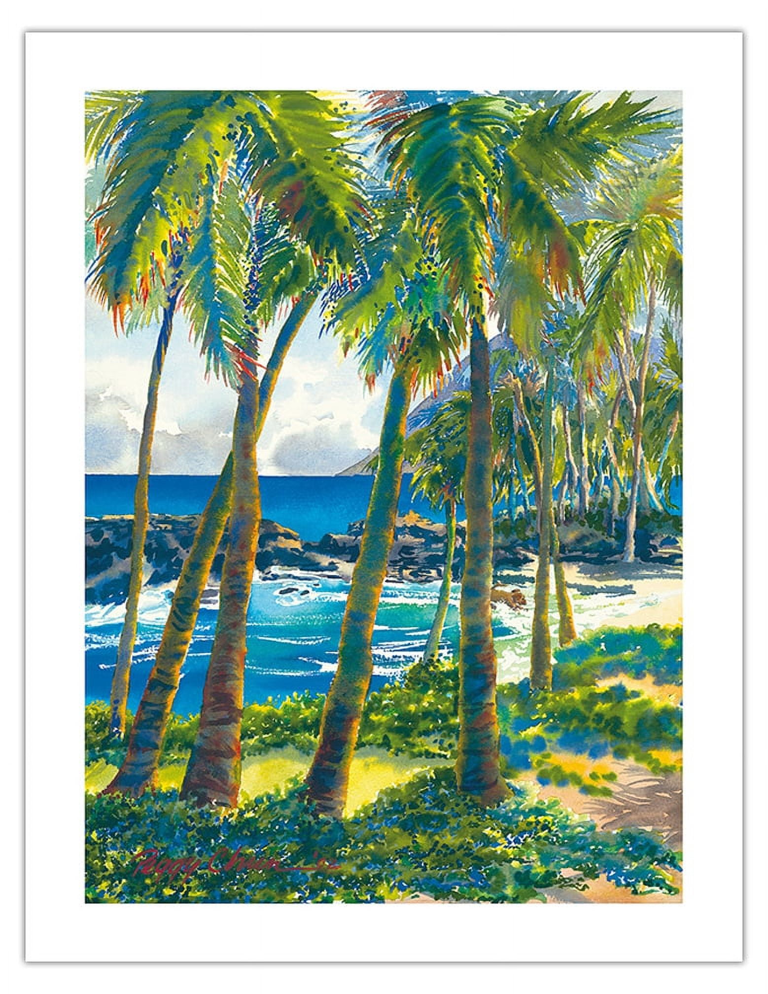 Maka Makai (View by the Sea) - Peaceful Hawaiian Bay - Palm Trees ...
